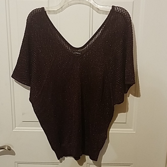 Express | Sweaters | Express Small Purple Sparkle Sweater | Poshmark